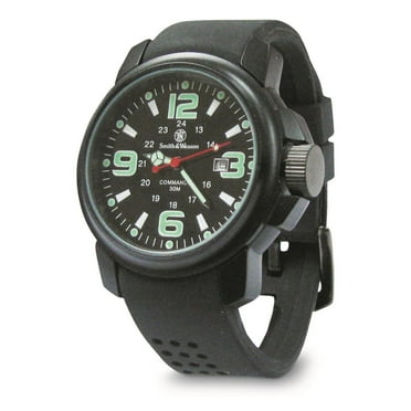 Mens SWAT Watch with Black Rubber Strap - Walmart.com
