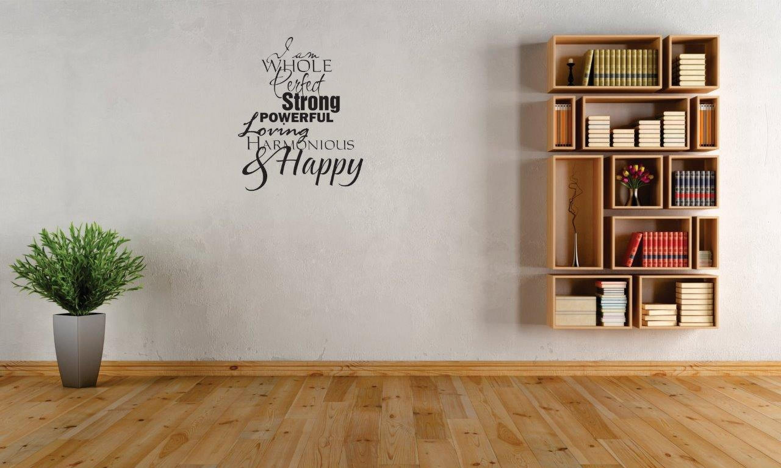 I Am Whole Perfect Strong Powerful Vinyl Wall Decal for Home - Loving ...