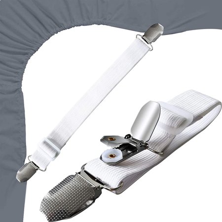 Sheet Corn Hold Strap Adju table Ela tic Fitted and Flat Bed Sheet Clip ...