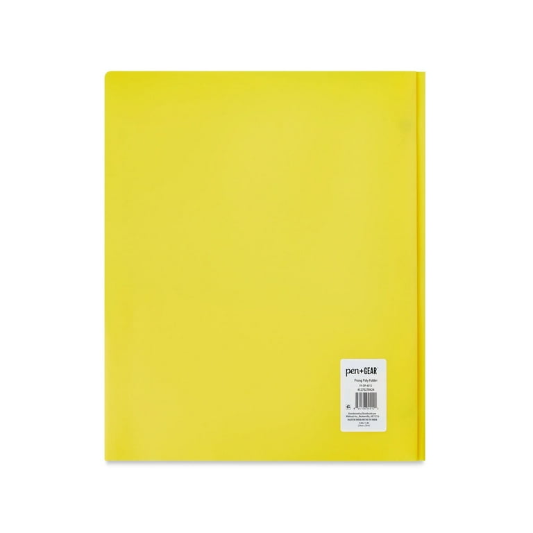 Yellow Pocket Brad Folder Amazon.com : Sooez 6 Pack Pocket Folder With