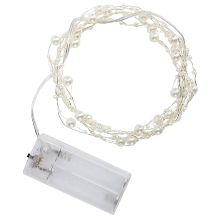 Beads String Lights, Wire Fairy Lights Comfortable String LED Imitation ...