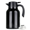 Leyeet 68 Oz Stainless Steel Coffee Thermal Carafe, Double Walled Vacuum Thermos Insulated, 12 ...