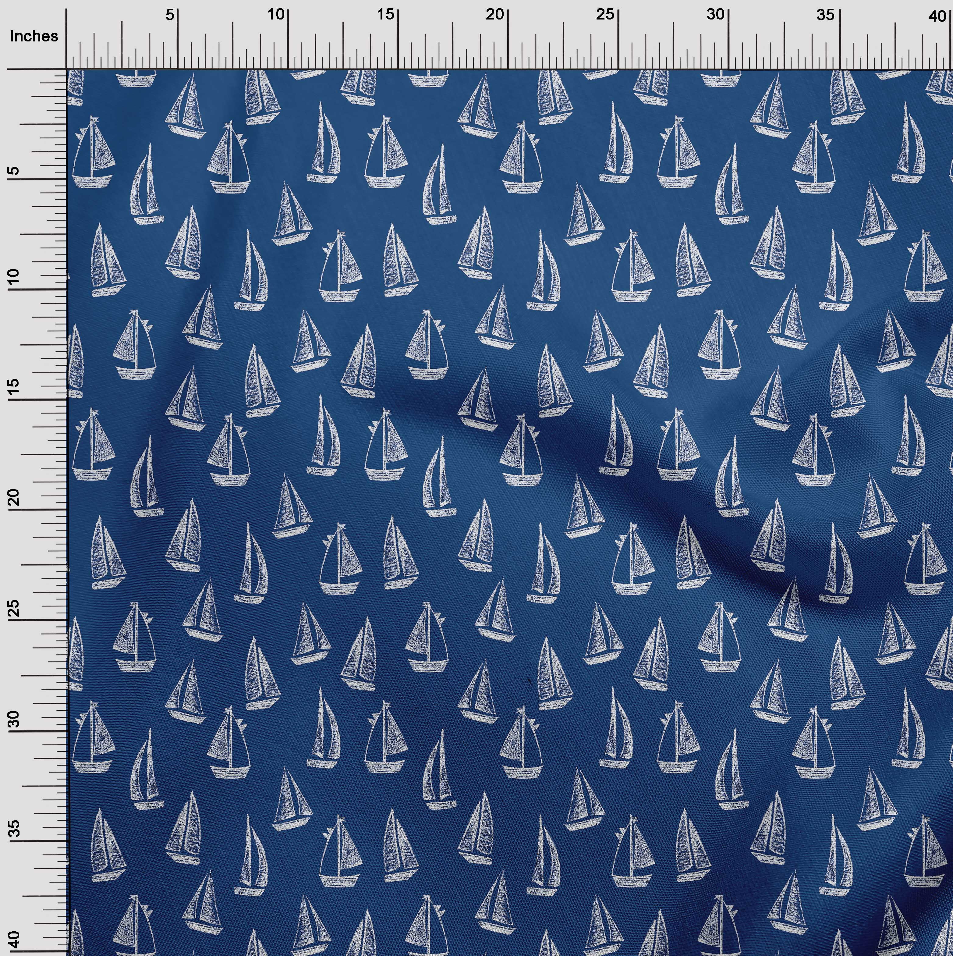 Nautical Print Fabric