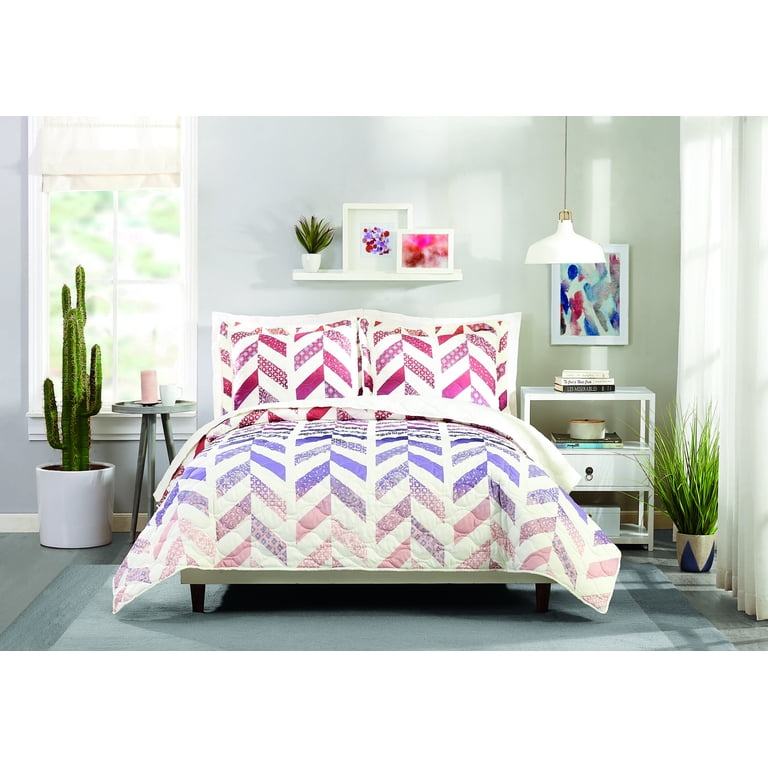 Light Purple Ombre Chevron