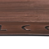 Mainstays Welcome Copper Rubber Wood Slat Outdoor Doormat, 18" x 30 ...