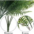 12 Pcs Uvioresistant Faux Ferns for Outdoor and Indoor Decor ...