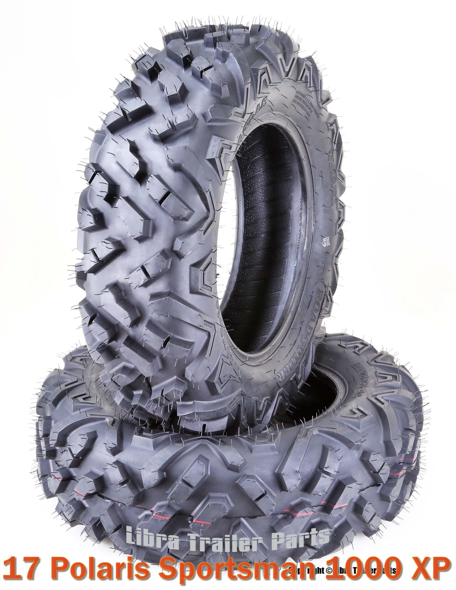 (2) 26x8-14 ATV front Tire Set for 17 Polaris Sportsman 1000 XP ...