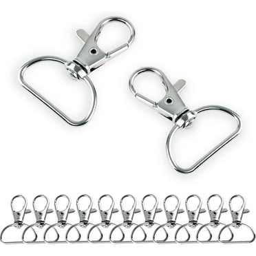 2pcs Metal Lobster Claw Clasps, Flower Swivel Lanyards Trigger Snap ...