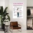 Menopause And Perimenopause Symptoms Guide Poster Canvas Painting Wall ...