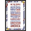 The United States Of America - Constitution Preamble Wall Poster, 22. ...