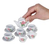 13 Piece Ceramic Tea Set - Walmart.com