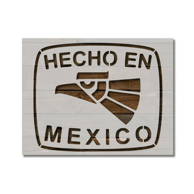 Hecho En Mexico Stencil Template Reusable 8.5 x 11 for Painting on ...