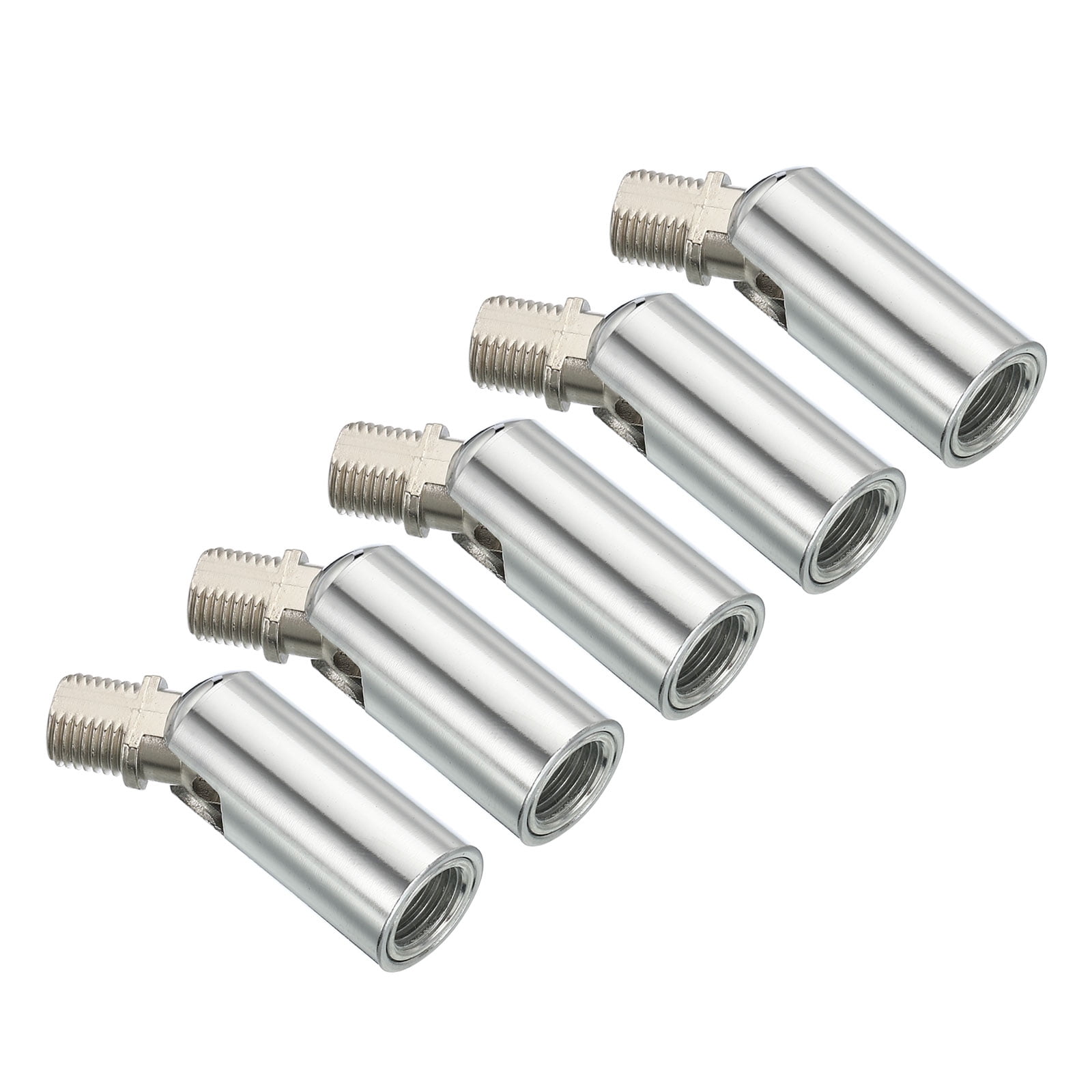 Uxcell 180 Degree Sloped Ceiling Light Adapter M10 Thread Chrome, 5 ...