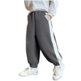 Avtoify Solid Pocket Ankle Sports Elastic Waist Fabric Casual Pants for ...