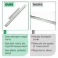 Mr. Pen Stainless Steel Rulers, 6 inch and 12 inch, Drafting School ...
