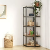 vidaXL Shelf Storage Bookshelf Shelving Unit 5-Layer Steel and ...