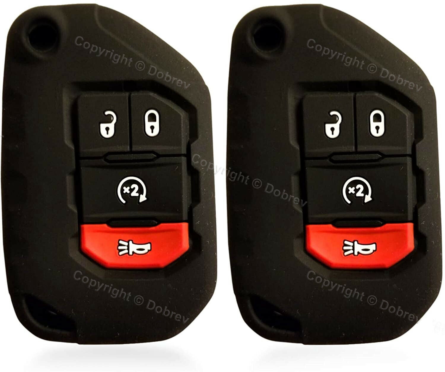 Silicone Care Keyless Entry Remote Fob Cover for Jeep Gladiator ...