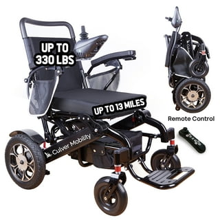 Merits P327 Vision Super Heavy Duty Power Wheelchair - Red with Captain ...