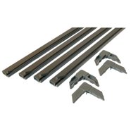 Screen Frame Kit, 5/16 in. x 3/4 in. x 60 in., Aluminum, Mill Finish (1 ...