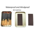 Waterproof Matches Survival Kit - Fire Starter with Tinder - Emergency ...