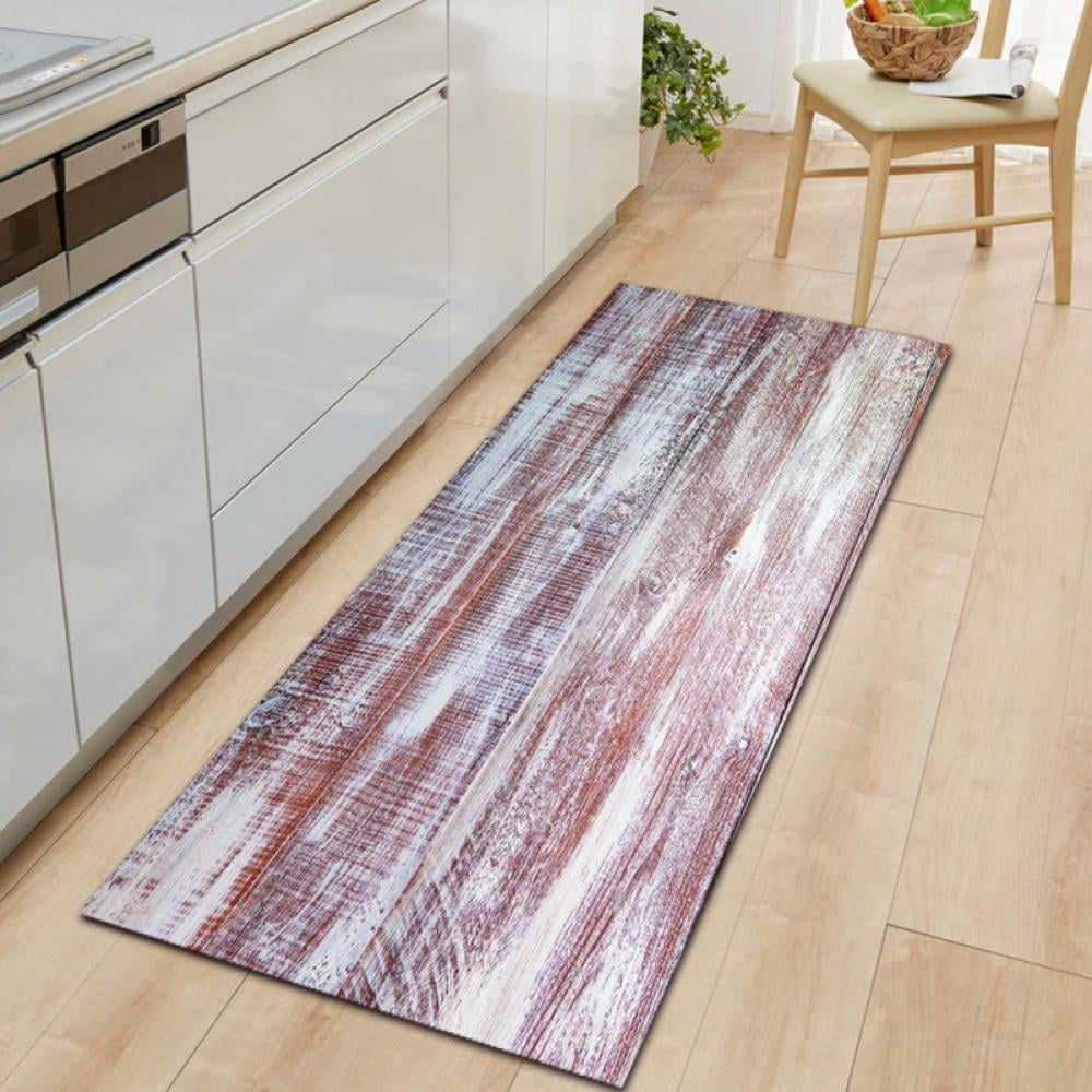 Overfox Flannel Rug Non-Slip Carpet Runner Rug Rubber Backed for ...