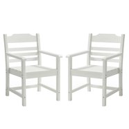 Edson Outdoor Wicker Dining Chairs with Cushion, Set of 2, Light Brown ...