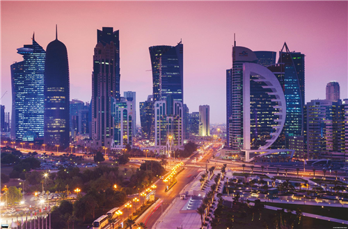 Cityscapes - Doha, Qatar Wall Poster, 14.725" x 22.375" - Walmart.com