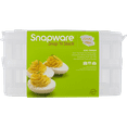 Snapware Snap 'N Stack Reusable Deviled Egg Carrier Container with ...