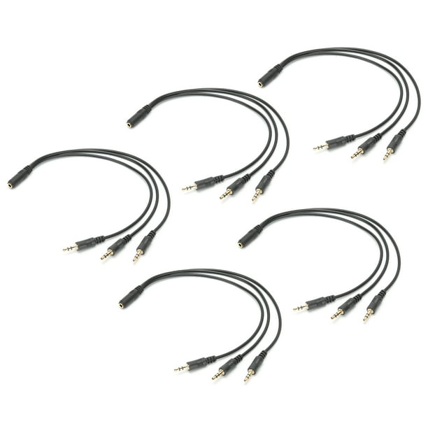 Cable adaptador hembra a macho, 5 piezas, 3,5 mm, un cable adaptador ...