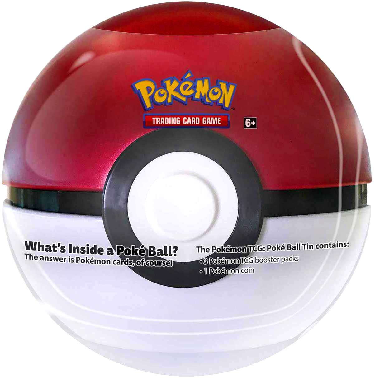 Pokemon 2021 Poke Ball Pokeball Tin Set (3 Booster Packs & Coin ...