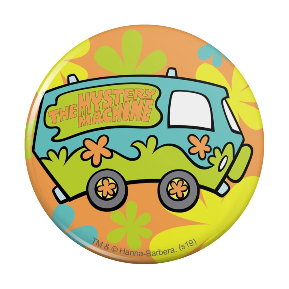 Scooby-Doo The Mystery Machine Pinback Button Pin - Walmart.com