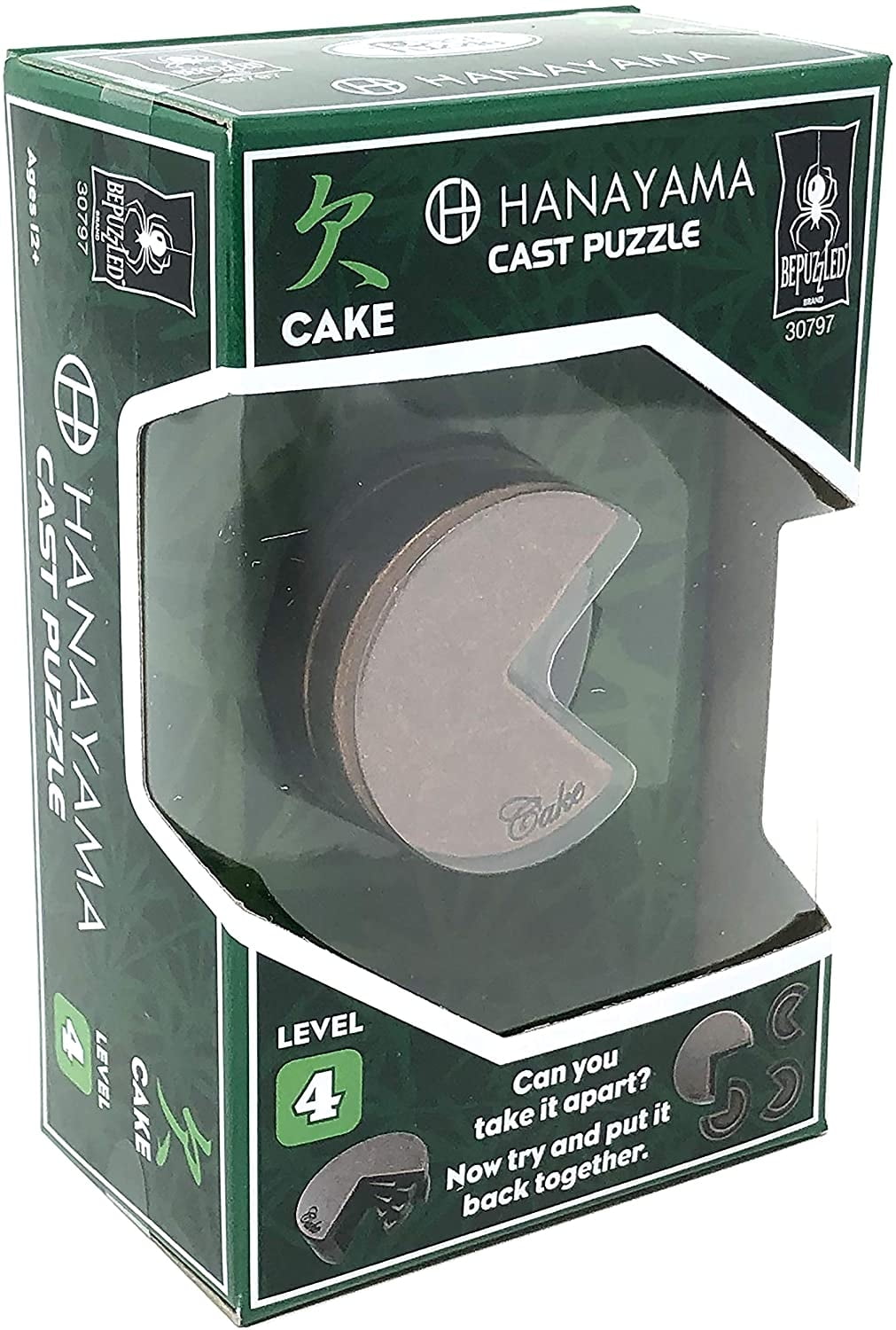 CAKE Hanayama Cast Metal Brain Teaser Puzzle _ Nuevo diseno Hanayama ...