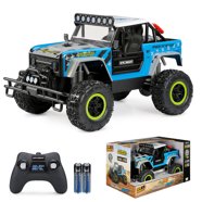 BLUE BLOCK Remote Control Full Function Extreme Flame Monster Truck ...