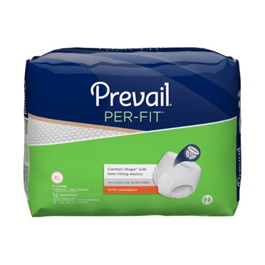 Prevail Super Plus Underwear, EXTRA-LARGE, Maximum Absorbency Pull On ...