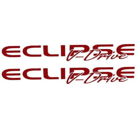 Ski Centurion Boat Decal | Eclipse V-Drive Red Vinyl 12Inch (Set of 2 ...