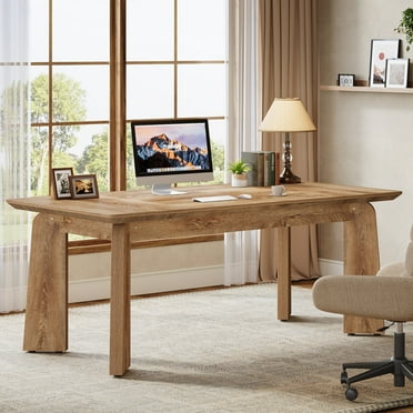 Tribesigns Modern Executive Desk, 70.9" Large Office Computer Desk ...