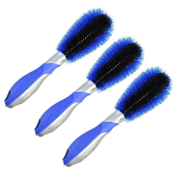 3pcs Universal Rim Detailing Car Wheel Brush Spokes Tire Flexible ...
