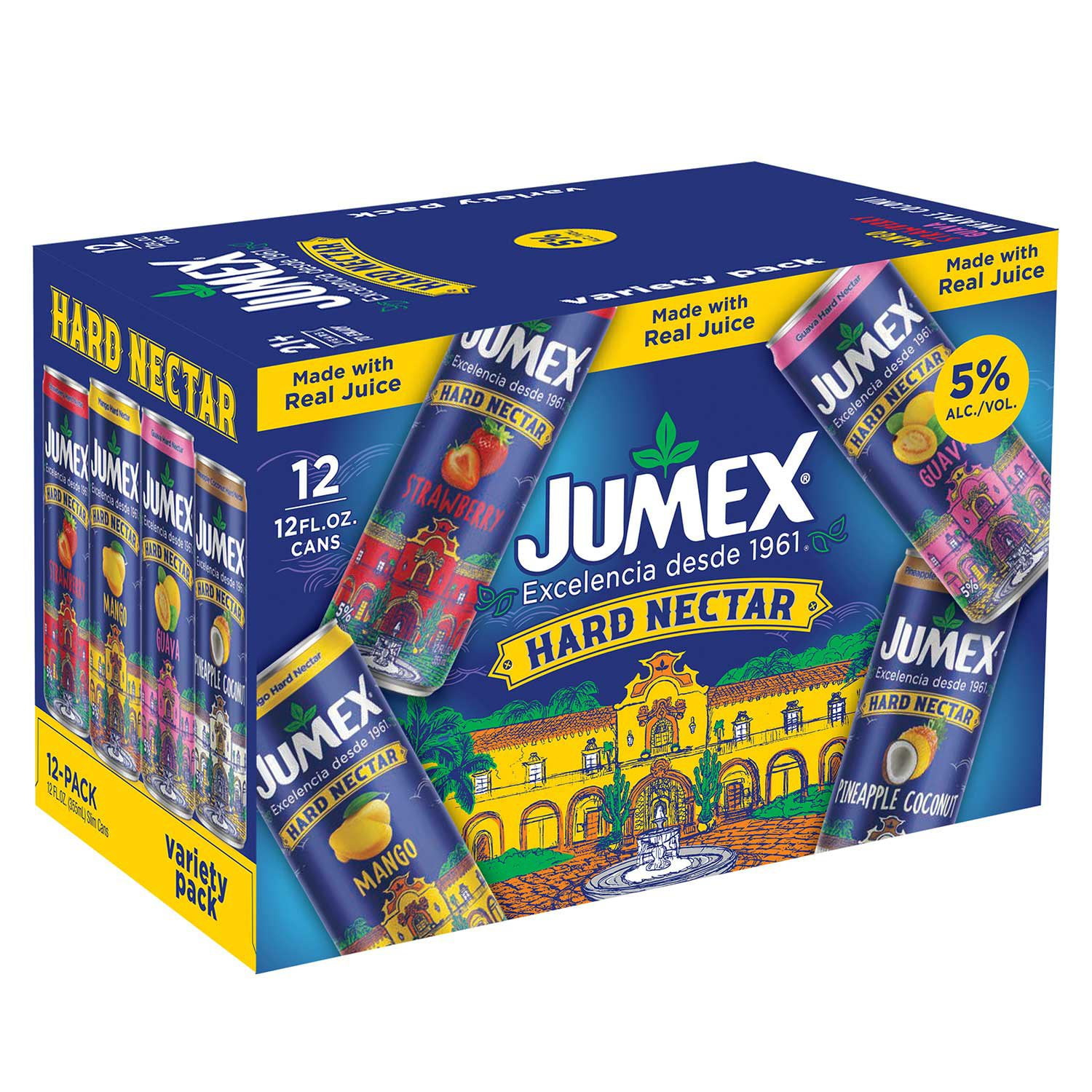 Jumex Hard Nectar Juice Variety Pack, 12 fl. oz. can, 12 pk. - Samsclub.com