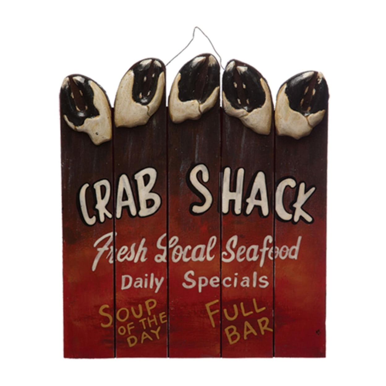 Hand Painted Ocean City Crab Shack Wall Art Sign - Walmart.com