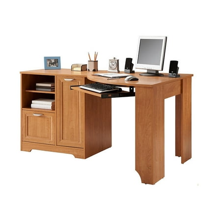 Realspace Magellan Collection Corner Desk, Honey Maple – BrickSeek