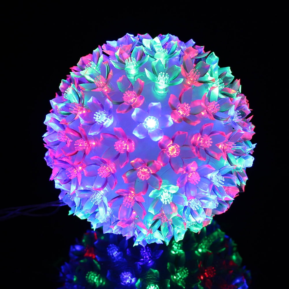 100 LED Cherry Blossom Ball Lights - Multicolor - Walmart.com