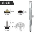 Heavy Duty Marine-Grade Stainless Steel Snaps with Setting Tools for ...