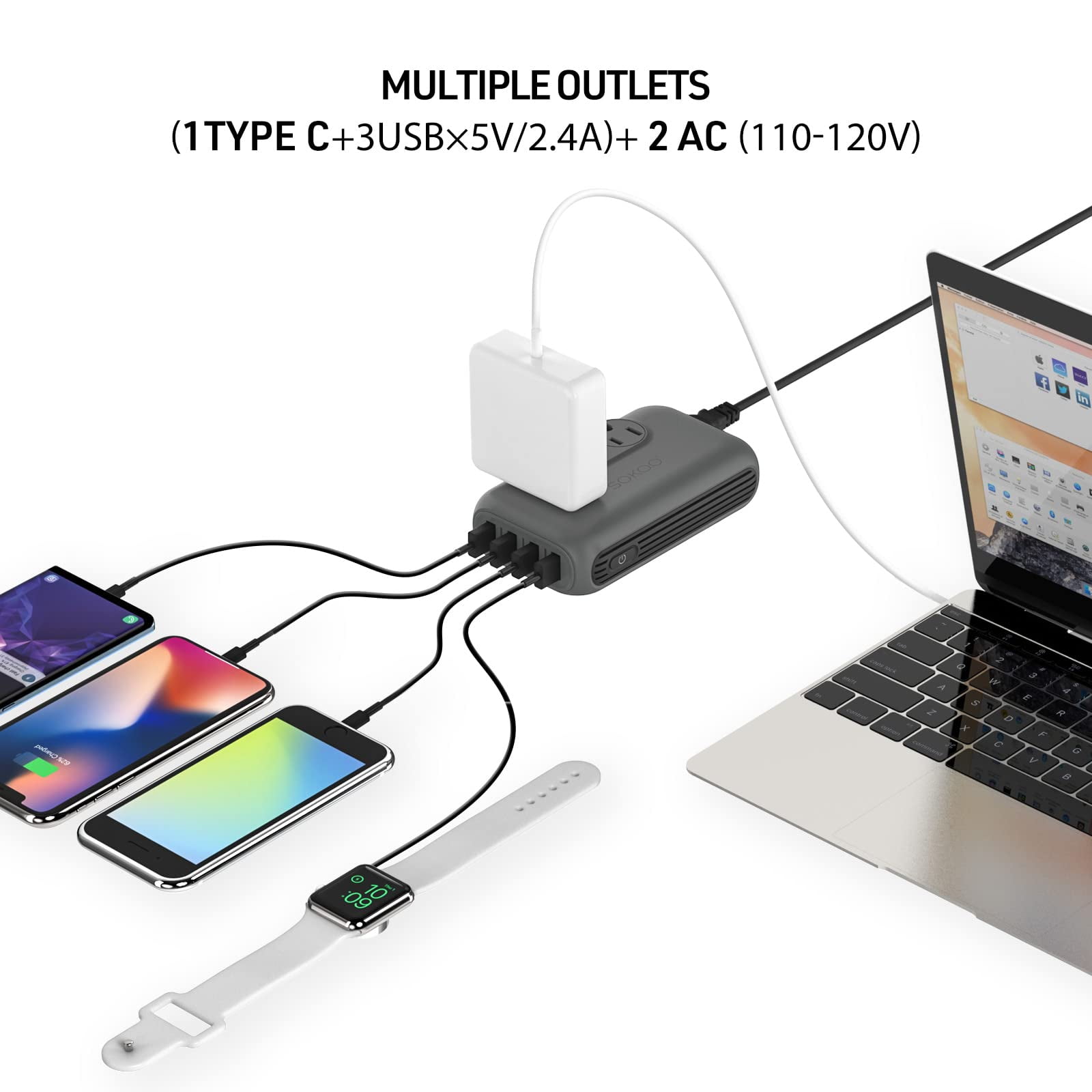 SOKOO 230W Power Converter Step Down 220V to 110V Nepal | Ubuy