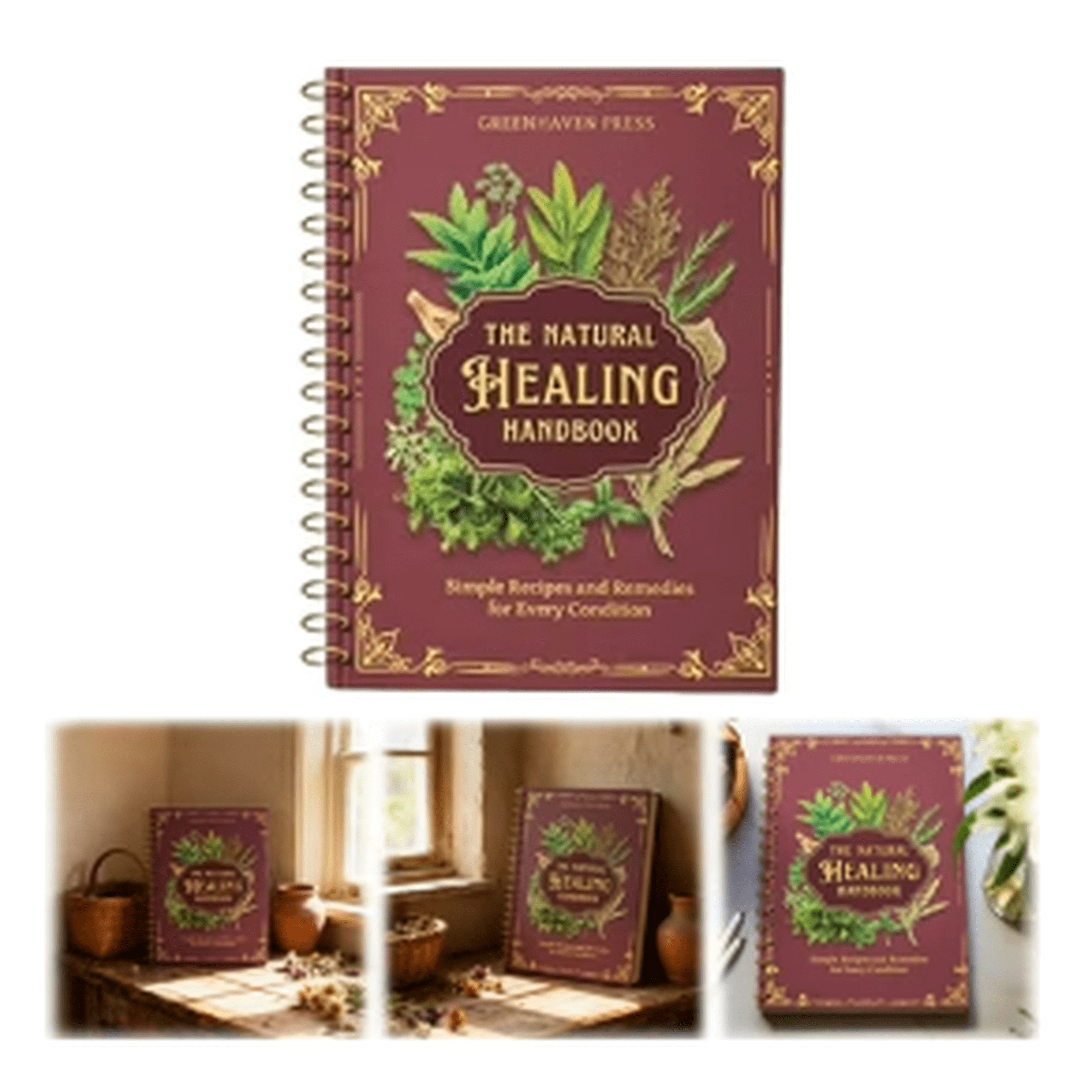 Click here for No The Natural Healing Handbook - Spiral-Bound Her... prices