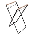 LAZIOEGR Foldable Iron Trash Bag Stand – Portable Outdoor Garbage Rack ...