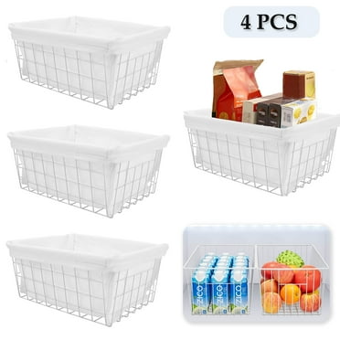 16-Piece Set of Organizing Containers - Stackable Bins for Kitchen ...