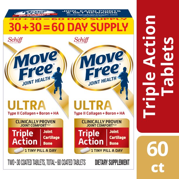 Move Free Ultra Triple Action Joint Support Tablets (60 count value ...
