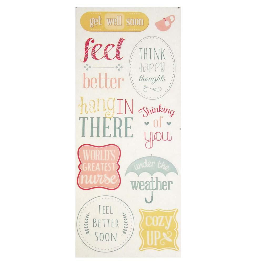 Get Well Soon Clear Photo Safe Stickers, 10-Count - Walmart.com