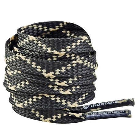 IRONLACE Unbreakable Flat Shoelaces - Indestructible, Heavy-Duty ...