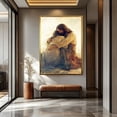 Affixzi Inspirational Jesus Embracing Woman Art Print - Comforting ...